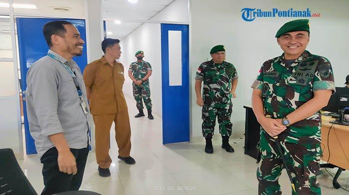 Danrem 121/Abw Brigjen TNI Pribadi Jatmiko Sambangi Kantor Harian Tribun Pontianak ...