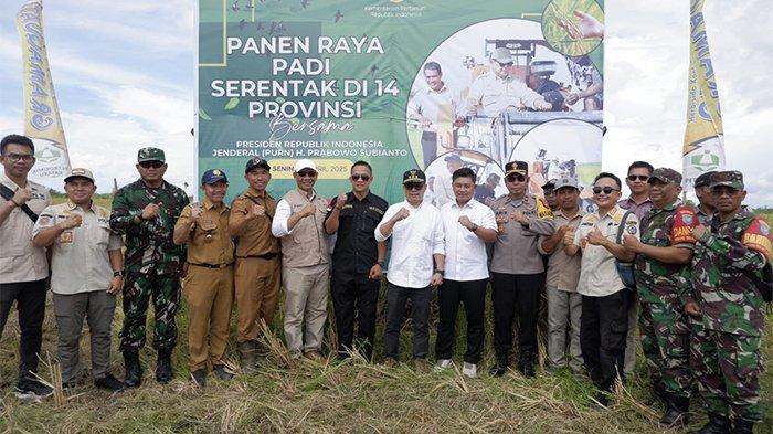 Kayong Utara Ikuti Panen Raya Padi Serentak Nasional - Tribunpontianak ...