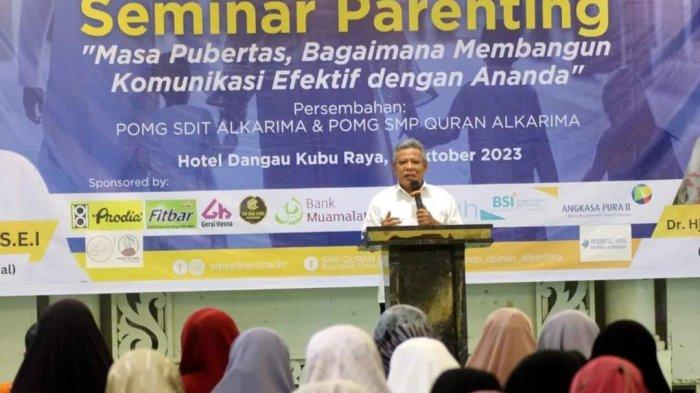 Rutin Gelar Seminar Parenting, Bupati Kubu Raya Puji Sekolah Al Karima - Tribunpontianak.co.id