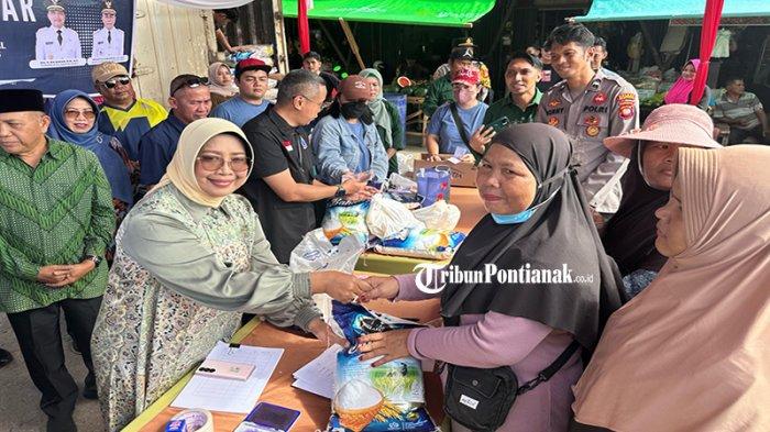 Ria Norsan Pangkas Harga Operasi Pasar Rp 50 Ribu/Paket, Bupati Erlina: Terima Kasih Pak ...