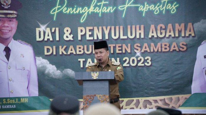 Bupati Sambas Buka Kegiatan Peningkatan Kapasitas Dai dan Penyuluh Agama - Tribunpontianak.co.id