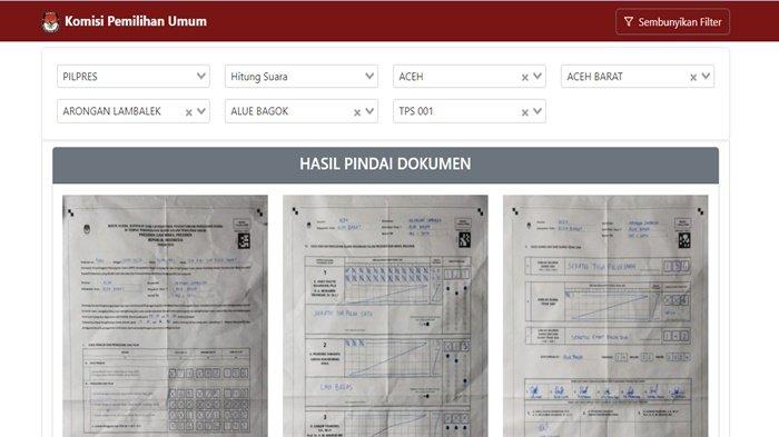 Cara Mengakses dan Download Formulir C.Hasil Plano Pemiihan Presiden di Website KPU ...