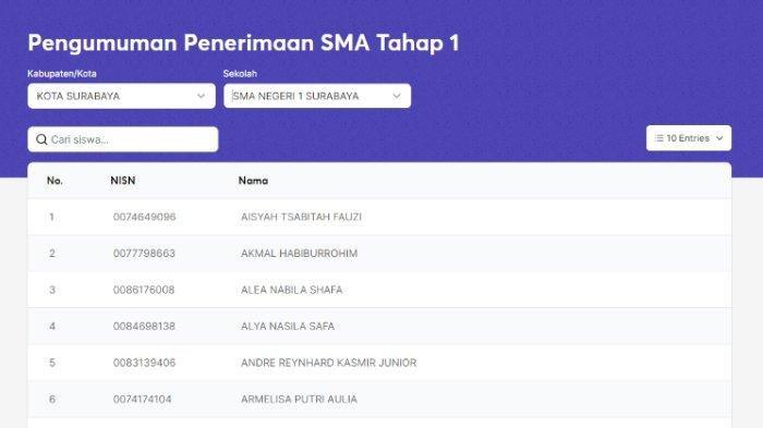 Cara Cek Hasil Pengumuman Seleksi PPDB SMA/SMK Negeri Online 2023, Berlaku Seluruh Indonesia ...