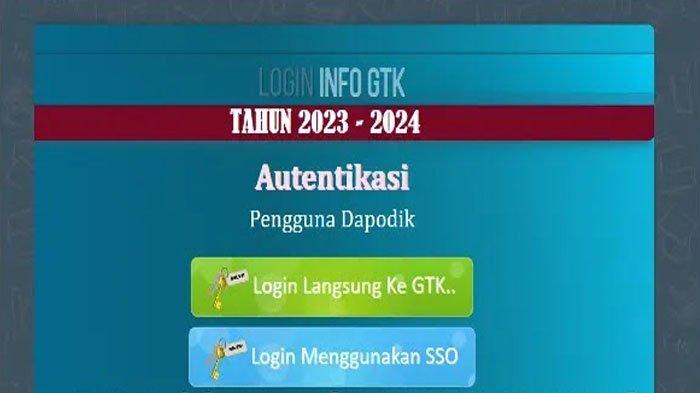 Cek Tunjangan Guru 2024 di Info GTK Terbaru, Login Sesuai Tahapan - Tribunpontianak.co.id