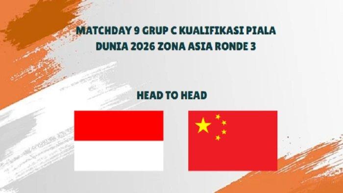 Indonesia Vs China 2025 Live Score Hasil Kualifikasi Piala Dunia 2026 Zona Asia: Hidup Mati ...