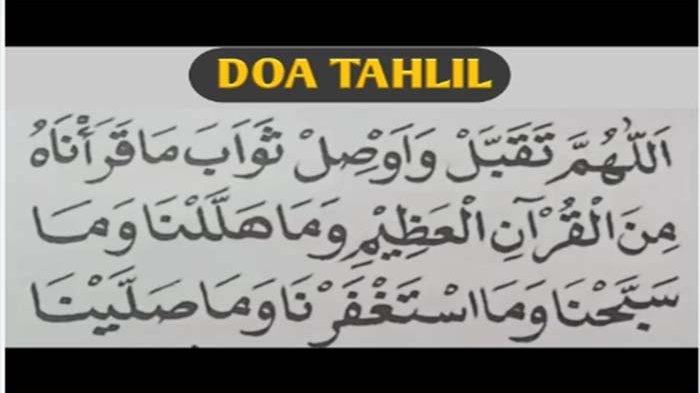 Berita Contoh Doa Tahlil Terbaru Hari Ini - Tribunpontianak.co.id