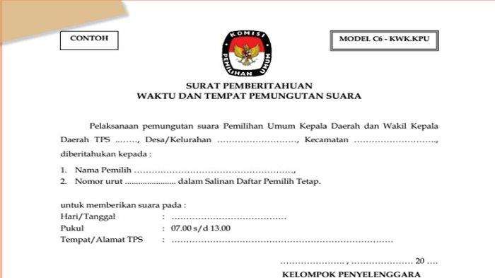 Bagaimana Cara Nyoblos Tanpa Membawa C6 Saat Pemungutan Suara Pemilu ...