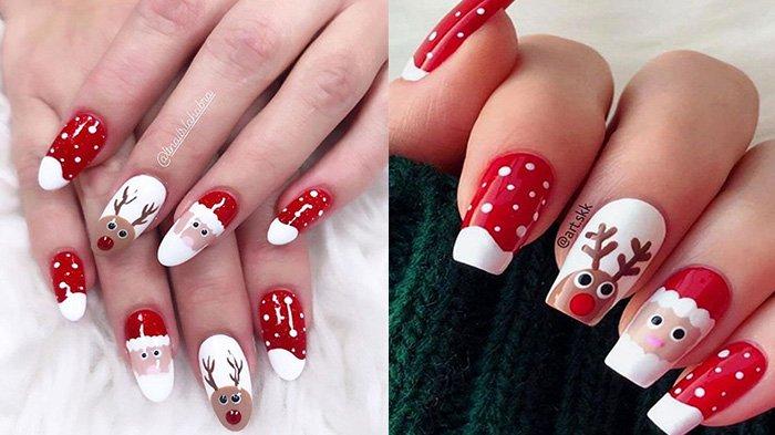 Contoh Nail Art Natal 2022! Hiasan Kuku Semarak Sukacita Menyambut ...