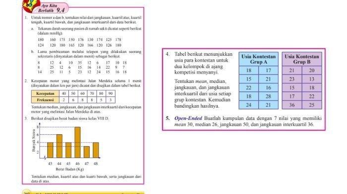 20 Contoh Soal Statistika Kelas 11 Lengkap Kunci Jawaban dan Penjabarannya - Halaman all ...
