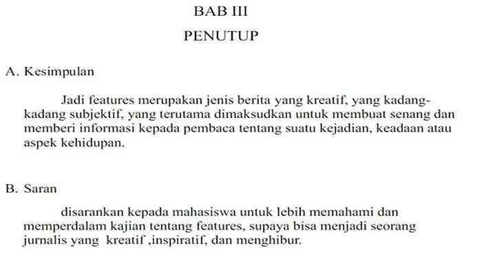 Contoh Kata Penutup dan Kesimpulan dalam LPJ, Lengkap Kritik dan Saran ...
