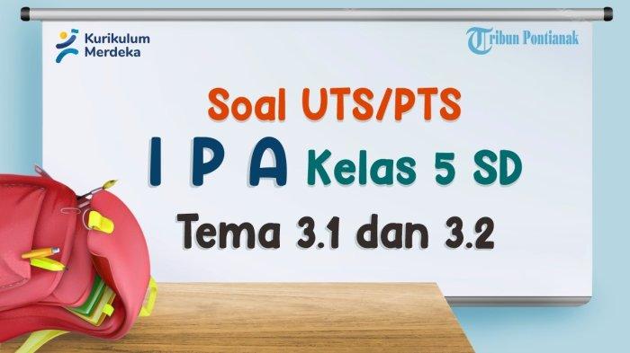 15 Soal UTS PTS dan Kunci Jawaban IPA Kelas 5 SD Tema 3.1 dan 3.2, Kurikulum Merdeka ...