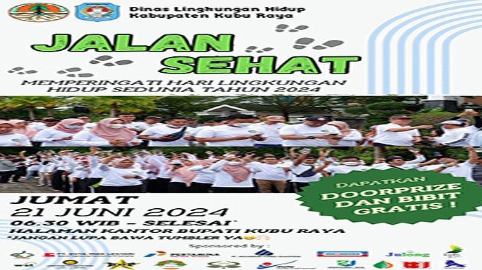 Peringati Hari Lingkungan Hidup Sedunia, Dinas LH Kubu Raya Gelar Jalan ...