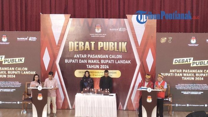 KPU Landak Gelar Debat Publik Antar Paslon Bupati dan Wakil Bupati Landak Tahun 2024 ...
