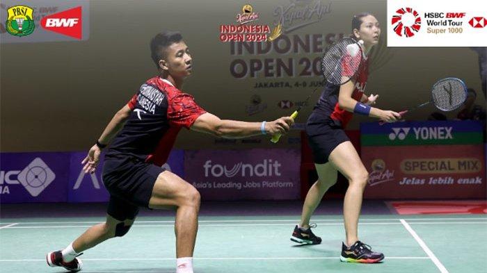Daftar Pemain Lolos 8 Besar Badminton Indonesia Open 2024 BWF Super 1000 Jumat 6 Juni ...