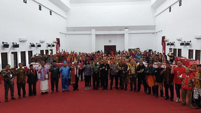 Dukung Pilkada Damai di Kabupaten Landak, 12 Paguyuban Deklarasi Bersama - Tribunpontianak.co.id