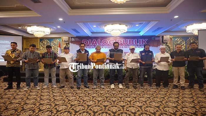 Tiga Kelompok Relawan Pemenangan Bacapres di Kalbar Deklarasi Siap Wujudkan Pemilu Damai ...