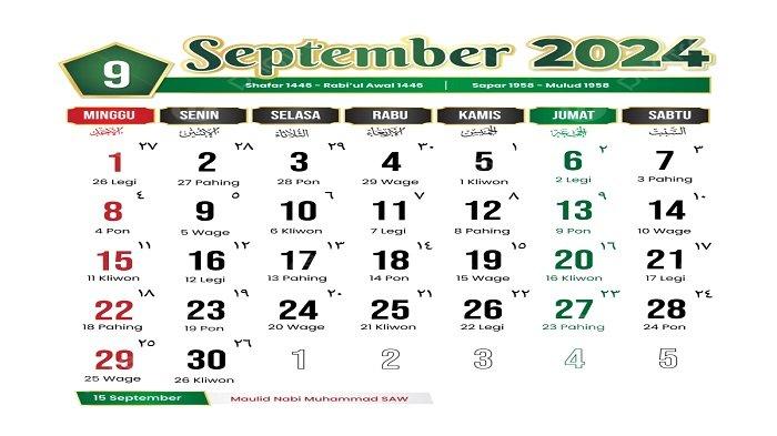 Kalender 2024, Maulid Nabi Tanggal Berapa? Berikut Penanggalan Hijriah ...