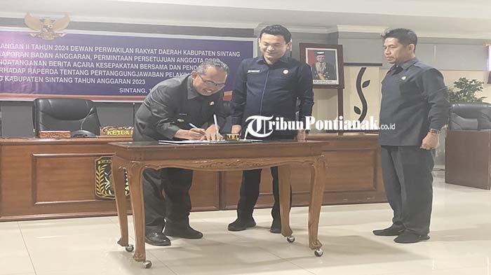 DPRD Sintang Setujui Raperda Pertanggungjawaban Pelaksanaan APBD Pemkab Tahun Anggaran 2023 ...