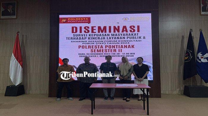 Hasil Survei Pelayanan Publik, Polresta Pontianak Dapat Skor 94,64 Persen - Tribunpontianak.co.id