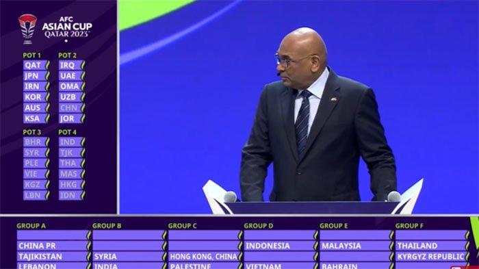 Drawing Asian Cup 2023 , Indonesia dan Vietnam Satu Grup dengan Juara Piala Asia 2007 dan Jepang ...