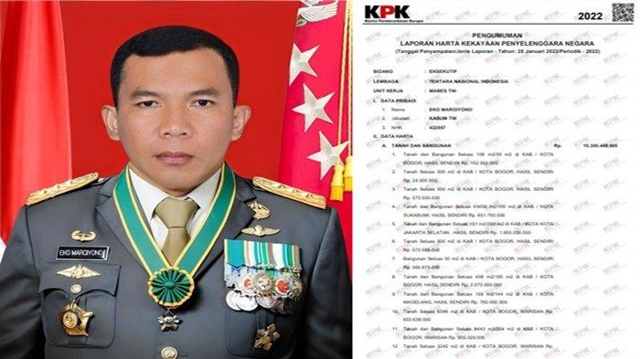 Harta Kekayaan Eko Margiyono Komandan Kodiklat TNI, Jumlahnya Capai ...
