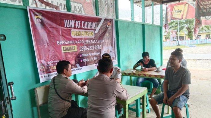 Jumat Curhat, Polsek Ella Hilir Terima 1 Saran dan Keluhan Masyarakat - Tribunpontianak.co.id