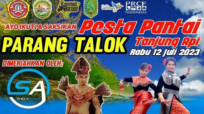 Perang Talok Siap Digelar Pada Event Pesta Pantai Tanjung Api Sambas ...