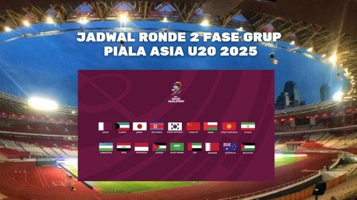 Jadwal Lengkap Ronde 2 Fase Grup Piala Asia U20 2025, Siapa Lawan Timnas Indonesia U20 ...