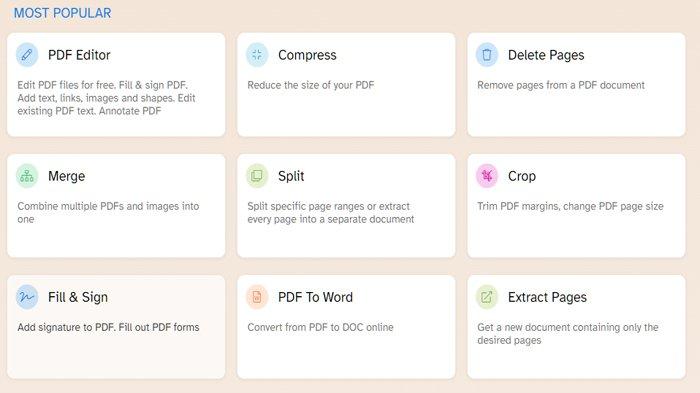 PDF to Word di Website Sejda.Com Edit Mudah Bisa Lewat HP, Ada 9 Fitur Edit File PDF Lainnya ...