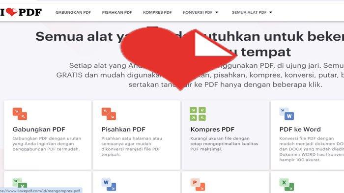 Link iLovePDF Cara Mudah dan Lengkap Edit PDF ke Word atau JPG - Tribunpontianak.co.id