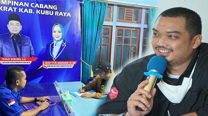 Arief Rinaldi Ikut Daftar Penjaringan Bakal Cabup Kabupaten Kubu Raya Partai Demokrat KKR ...