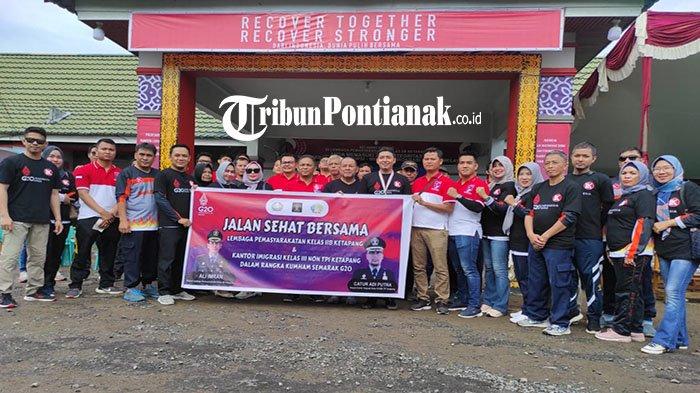Semarakkan KTT G20, Lapas dan Imigrasi Ketapang Gelar Jalan Sehat ...