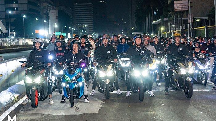 Gathering Team Aerox, Night Ride Terbesar yang Digelar Yamaha di ...