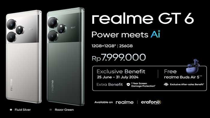 Realme GT6 HP Paling MENYALA 2024! Cek Harga dan Spesifikasi dengan Fitur AI yang Ungguli Poco ...