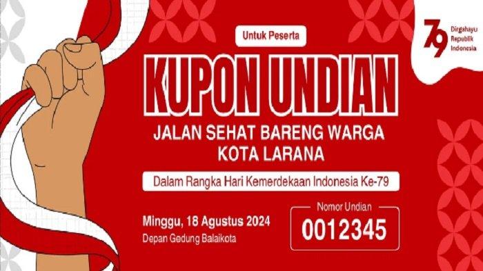 15 Contoh Kupon Jalan Sehat HUT Ke-79 RI Lengkap dengan Link ...