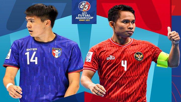 Hajar China Taipei 1-4 Timnas Indonesia Lolos Perempat Final Piala Asia Futsal 2022 ...