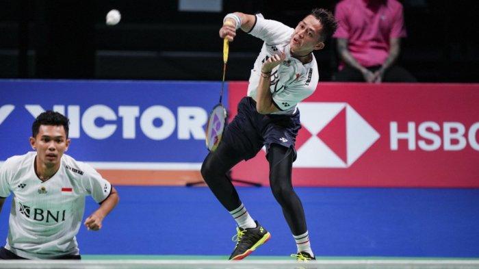 Hasil BWF World Tour Final 2022 Semifinal Ganda Putra , Fajar Alfian / M Rian Ardianto Rubber ...