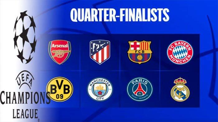 Hasil Drawing Liga Champions 8 Besar: Potensi De Javu Barcelona Vs Munchen, Arsenal Ukir Sejarah ...
