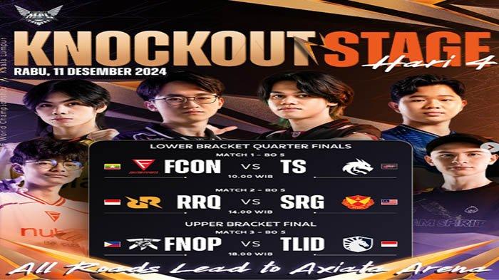 Hasil M6 World Championship 2024 Terbaru Hari Ini Laga Hidup Mati Wakil Indonesia RRQ Hoshi dan ...