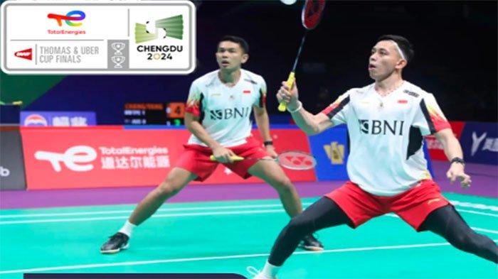 Hasil Piala Thomas Indonesia Vs China Taipe , Skor Fajar/Rian Vs Lee Yang/Wang Chi-Lin Rubber ...