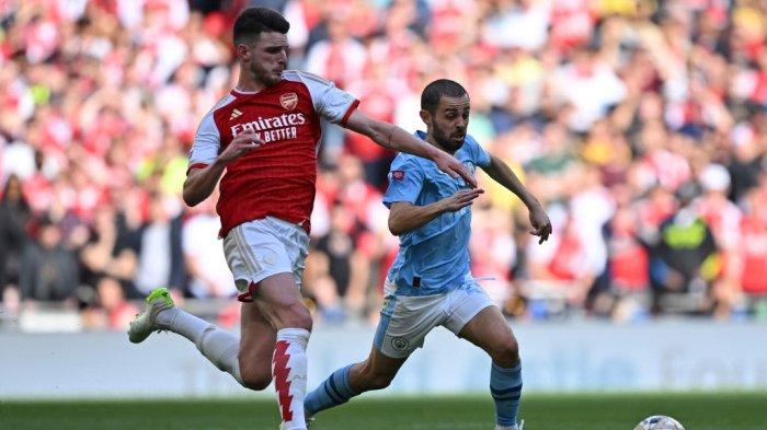 Hasil Score Arsenal Vs Manchester City The FA Community Shield , Mikel Arteta hingga Alvarez ...