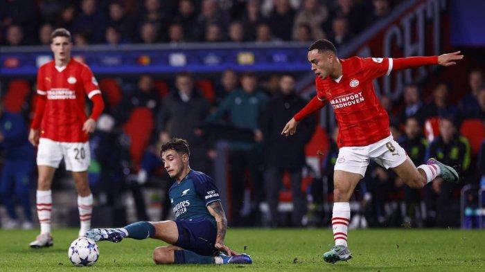 Hasil Score PSV Vs Arsenal Liga Champions Grup B, Skuad Mikel Arteta ...