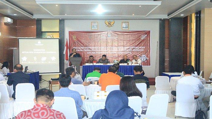Kpu Sanggau Gelar Rapat Evaluasi Penetapan Jumlah Kursi Dan Dapil Pada