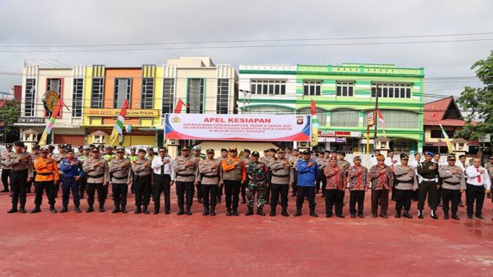 Polres Sanggau Gelar Apel Kesiapan Operasi Bina Karuna Kapuas Tahap II Tahun 2023 ...