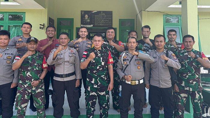 Sinergitas TNI-Polri, Kapolsek Nanga Mahap Hadiri Halal Bihalal Bersama ...