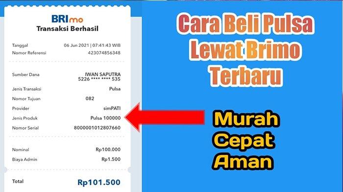 Begini Caranya Beli Token Listrik di Aplikasi BRImo, Mudah Banget! - Tribunpontianak.co.id
