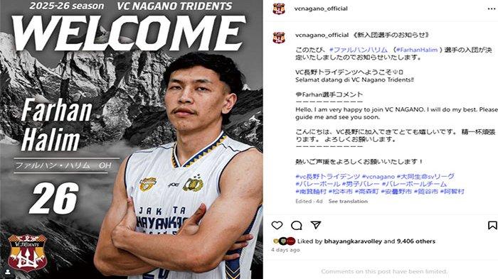 Jadwal Liga Voli Jepang 2025-2026 Setelah Rivan Nurmulki Terbitlah Farhan Halim ...