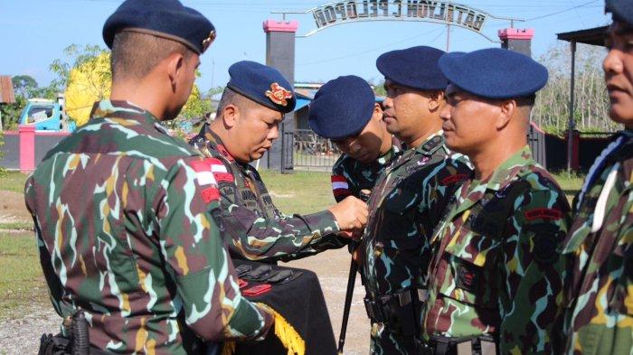 Danyon C Pelopor Satbrimob Kompol Mujiono Pimpin Upacara Pengukuhan Jabatan Satbrimob Polda ...