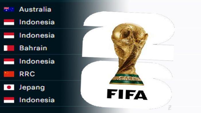 Kualifikasi Piala Dunia FIFA 2026 Update! Indonesia Vs Australia Leg 2 hingga Jepang Vs Bahrain ...