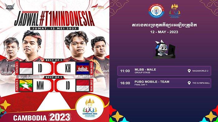 Jadwal SEA Games MLBB! Timnas Putra Indonesia vs Kamboja di Laga Perdana - Tribunpontianak.co.id